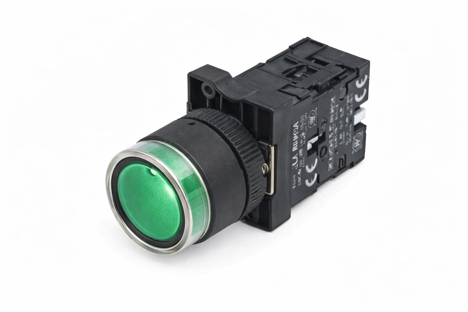 Flat Push Button Spring Return RC Type for Control Panels