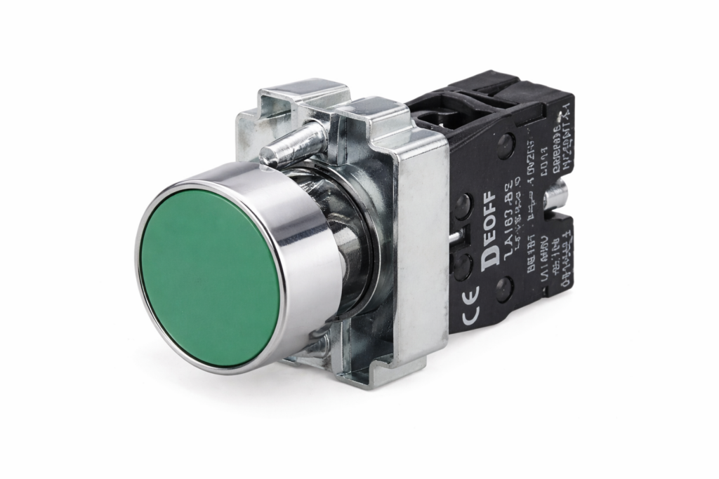Flat Push Button Switch for Industrial Control Applications